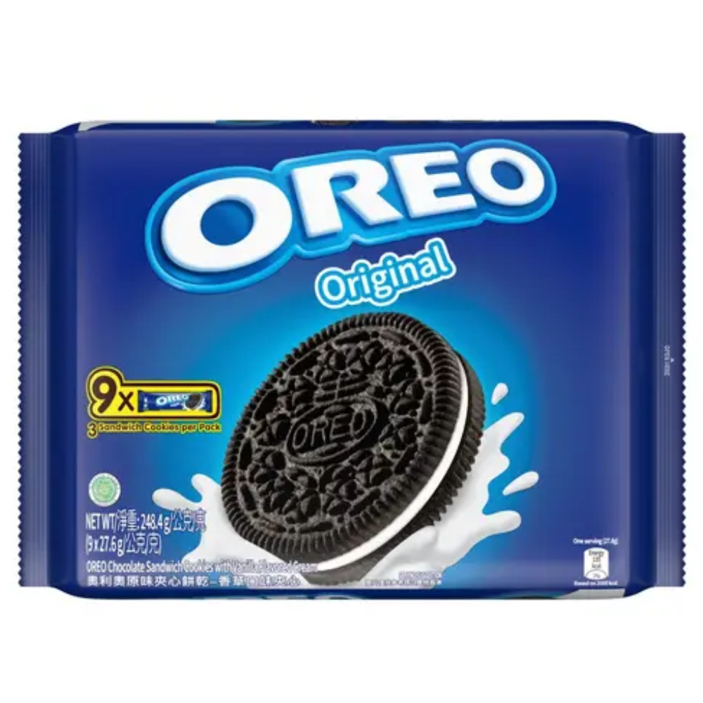 Oreo Sandwich Cookies Multipack Vanilla 9'sx27.6g | Shopee Malaysia