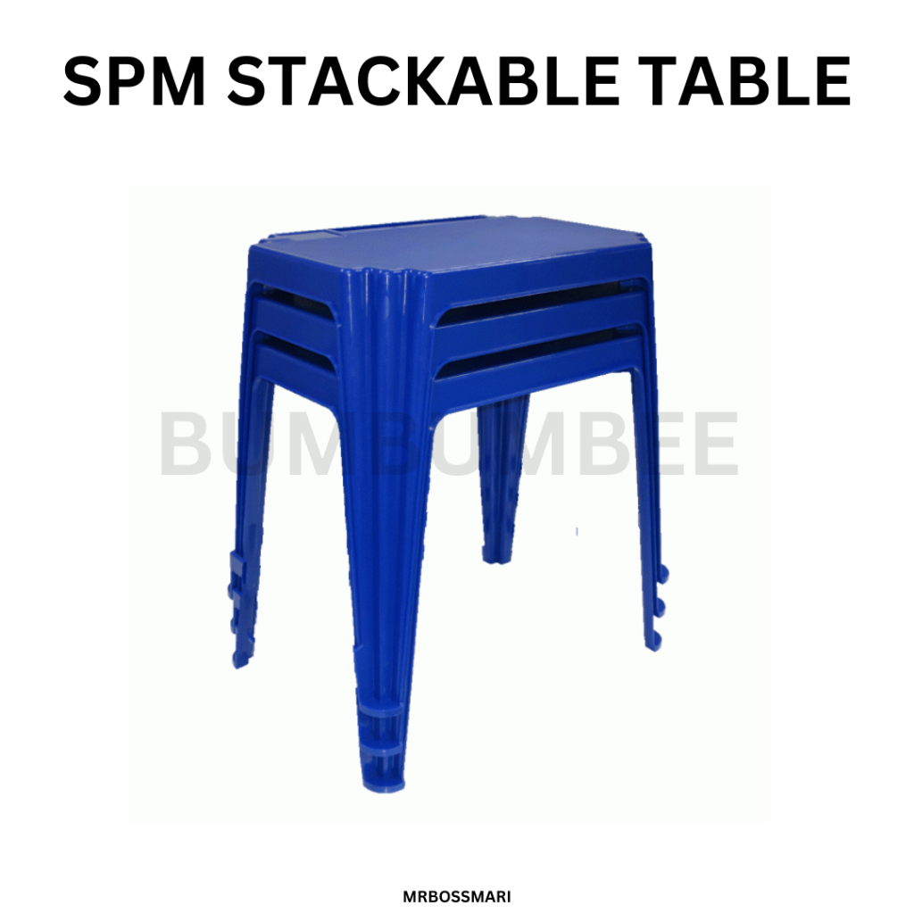 💯Penang Ready Stock💯BUMBUMBEEE Stackable Plastic Table Plastic Exam ...