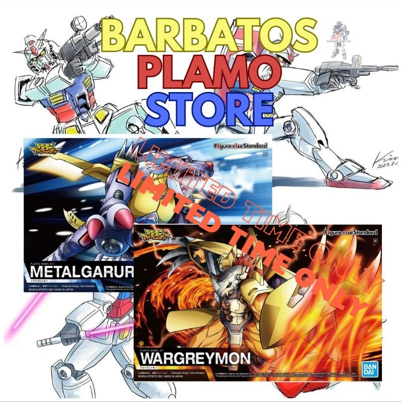 BANDAI [READY STOCK] FRS Figure Rise Standard WARGREYMON / METAL ...