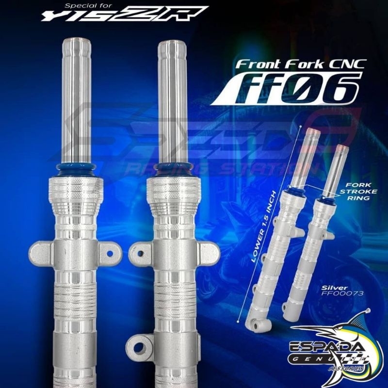 FF06 UPGRADE VERSION ESPADA FORK LAY LOWERD 1.5INCH (SILVER) WITH ...