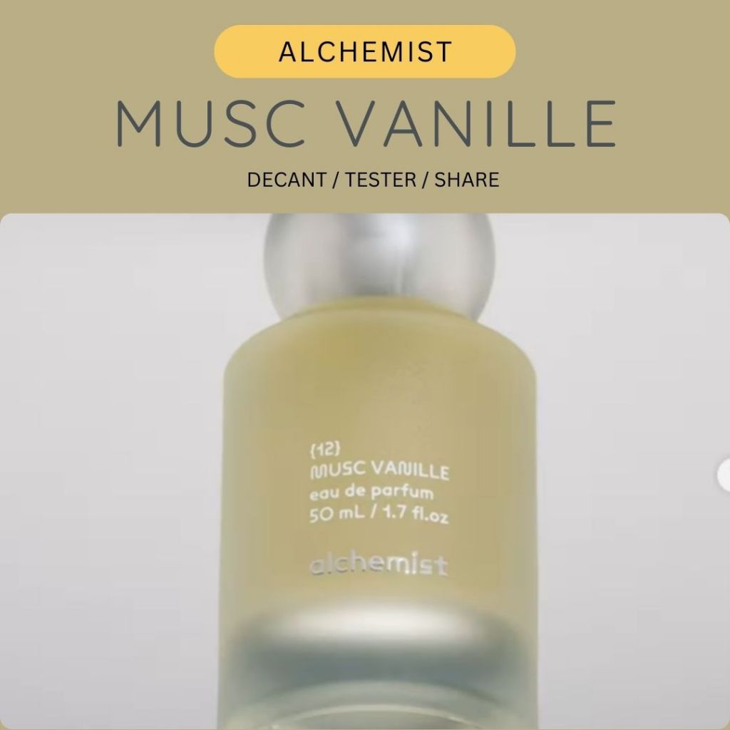 [DECANT] Alchemist - Musc Vanille | Trial Decant 3 ml & 5 ml Eau de ...