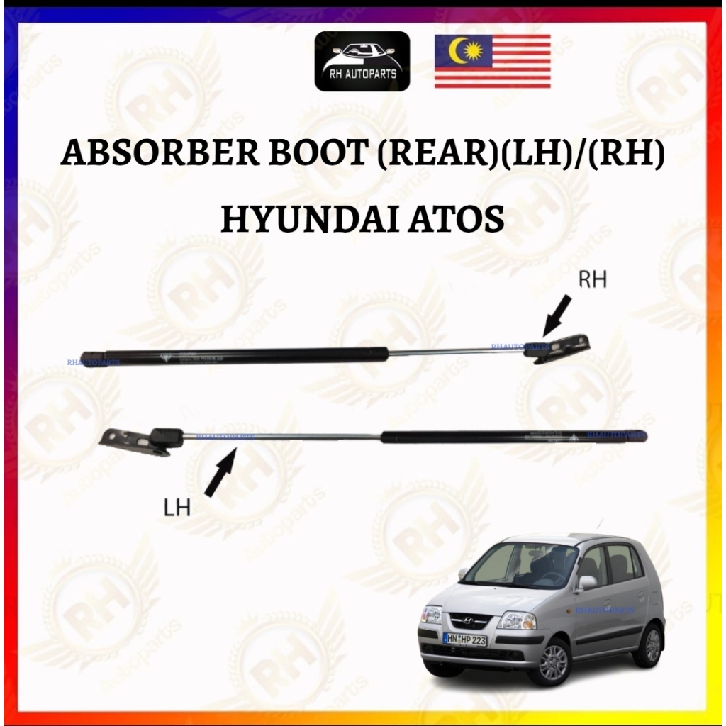 Hyundai Atos Ford Focus 2013 (4DOOR) Rear Bonnet Damper Rear Boot ...