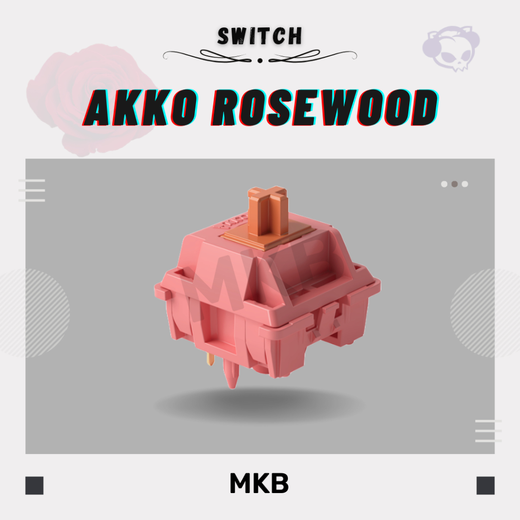 Akko Rosewood Linear Switches Switch for Mechanical or Gaming Keyboards ...