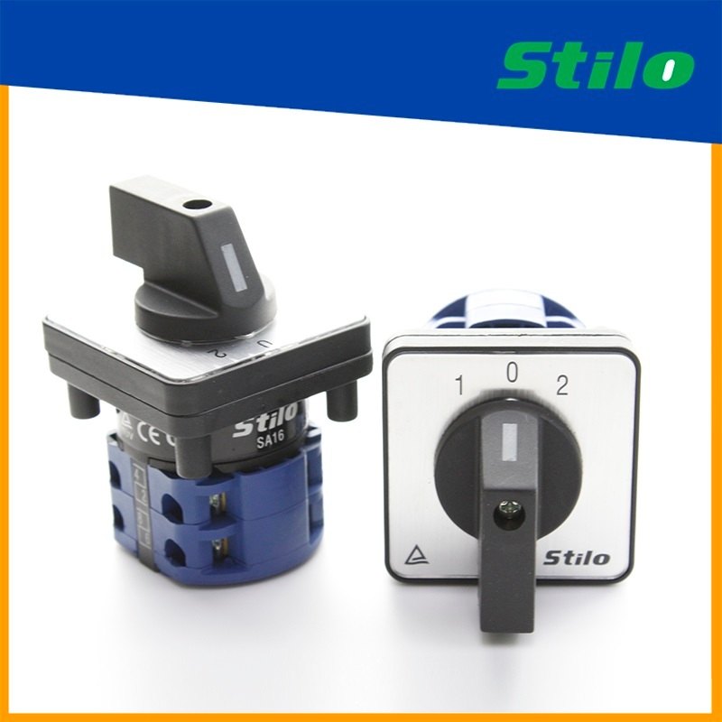 STILO 1.0.2 16A 2 POLE SWITCH BOTH SIDE SPRING RETURN Selector Switch ...