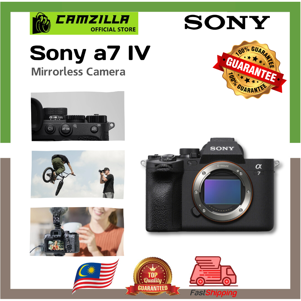SONY Alpha 7 IV full-frame hybrid camera ILCE-7M4 | Shopee Malaysia