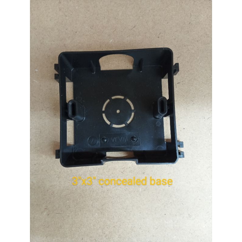 PVC base conceal joint 3"×3" plug base switch socket base electrical ...