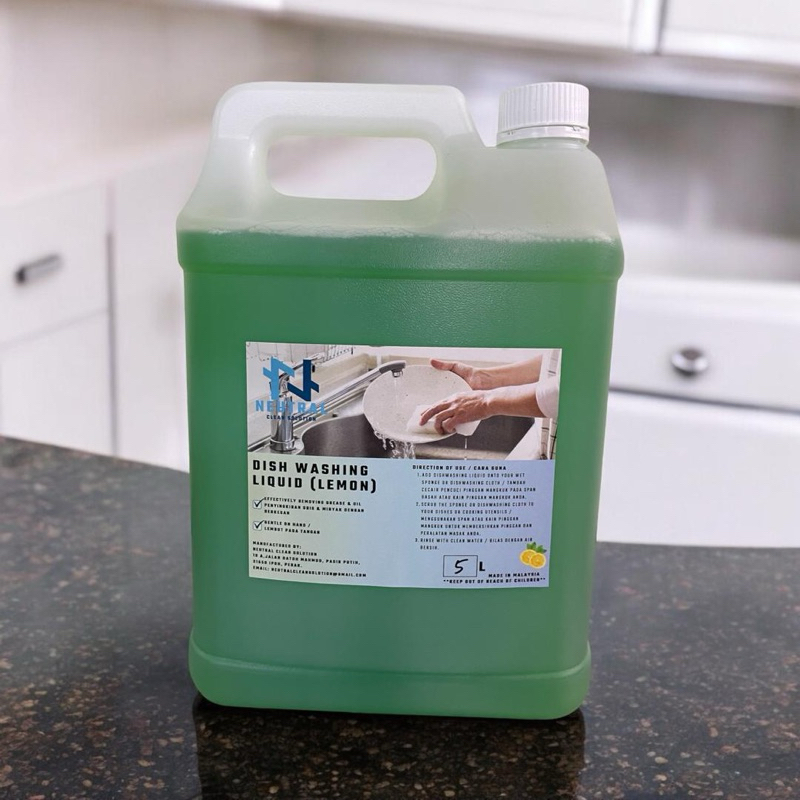 Cecair cuci pinggan mangkuk / Dishwashing Liquid (Lemon) | Shopee Malaysia