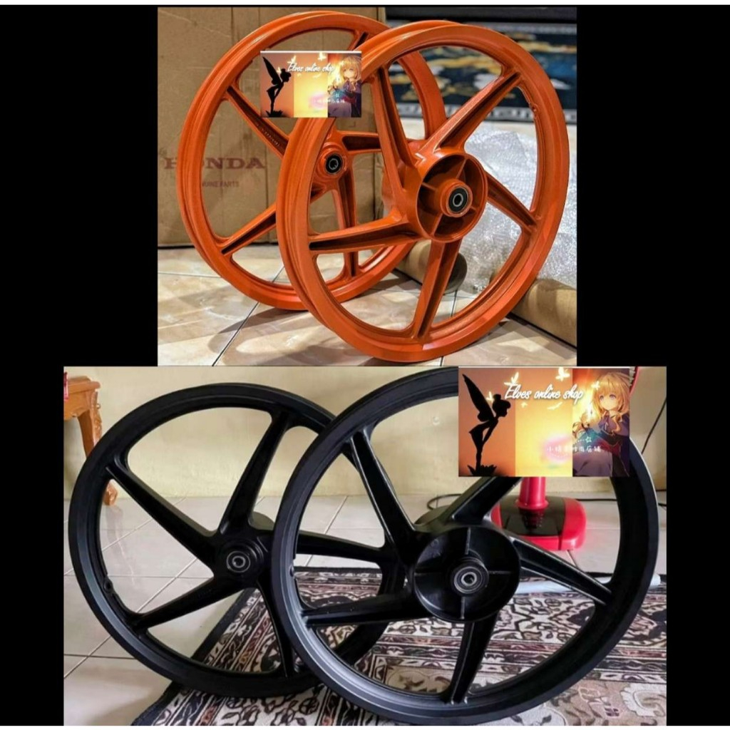 5 BATANG DOUBLE DISC SINGLE SPORT RIM HONDA FUTURE/ FUTURE-FI/DASH 125 ...