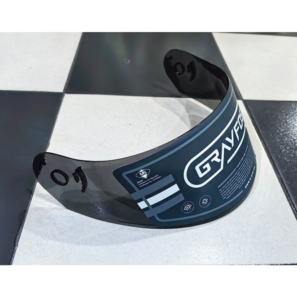 VISOR SMOKE FOR GRAYFOSH G3838 FLIP UP FULL FACE KRAZE/ G-MOD HELMET ...