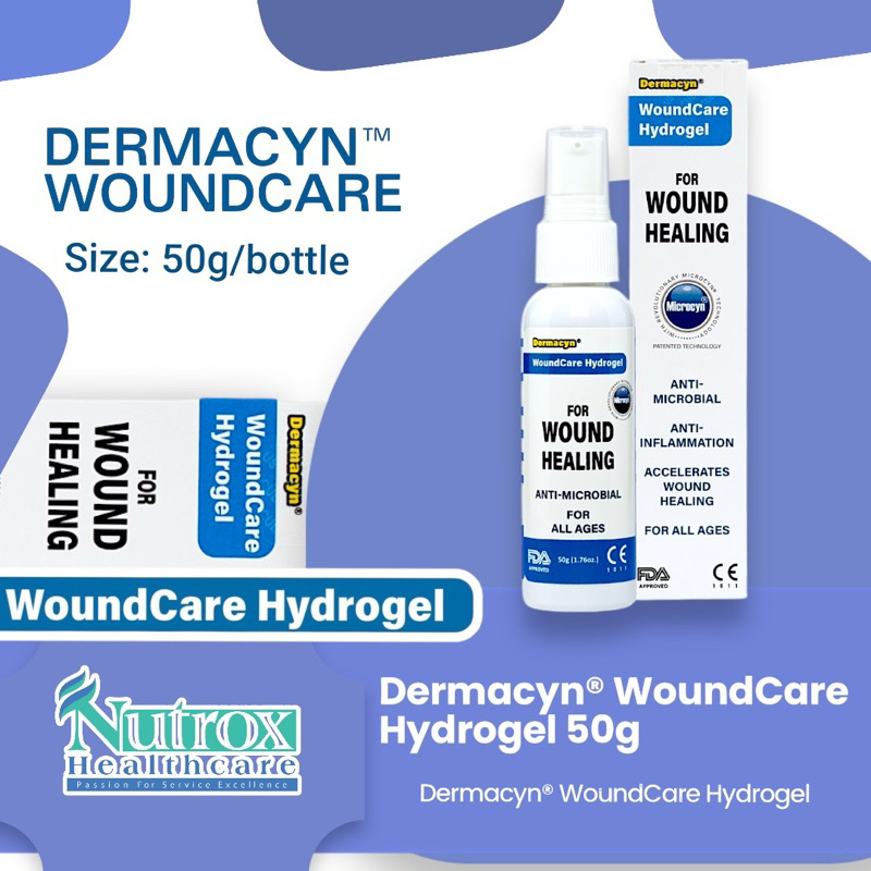 Dermacyn® Wound Care Hydrogel 50g Bottle | Shopee Malaysia
