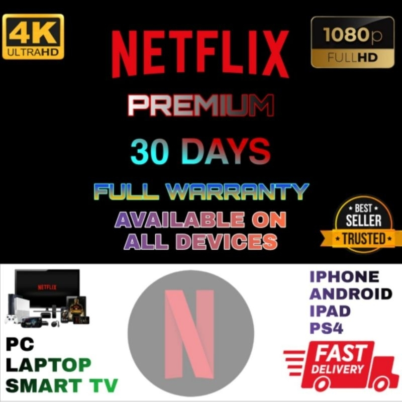 flix Gift 🔥DAPATTERUS & TERMURAH🔥4K Netflix Premium Original Account ...