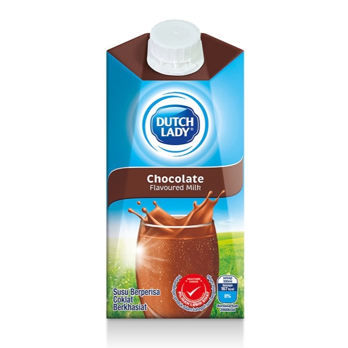 Dutch Lady 300ml UHT Dairy Healthy Milk Drinks - Chocolate Flavor Halal ...