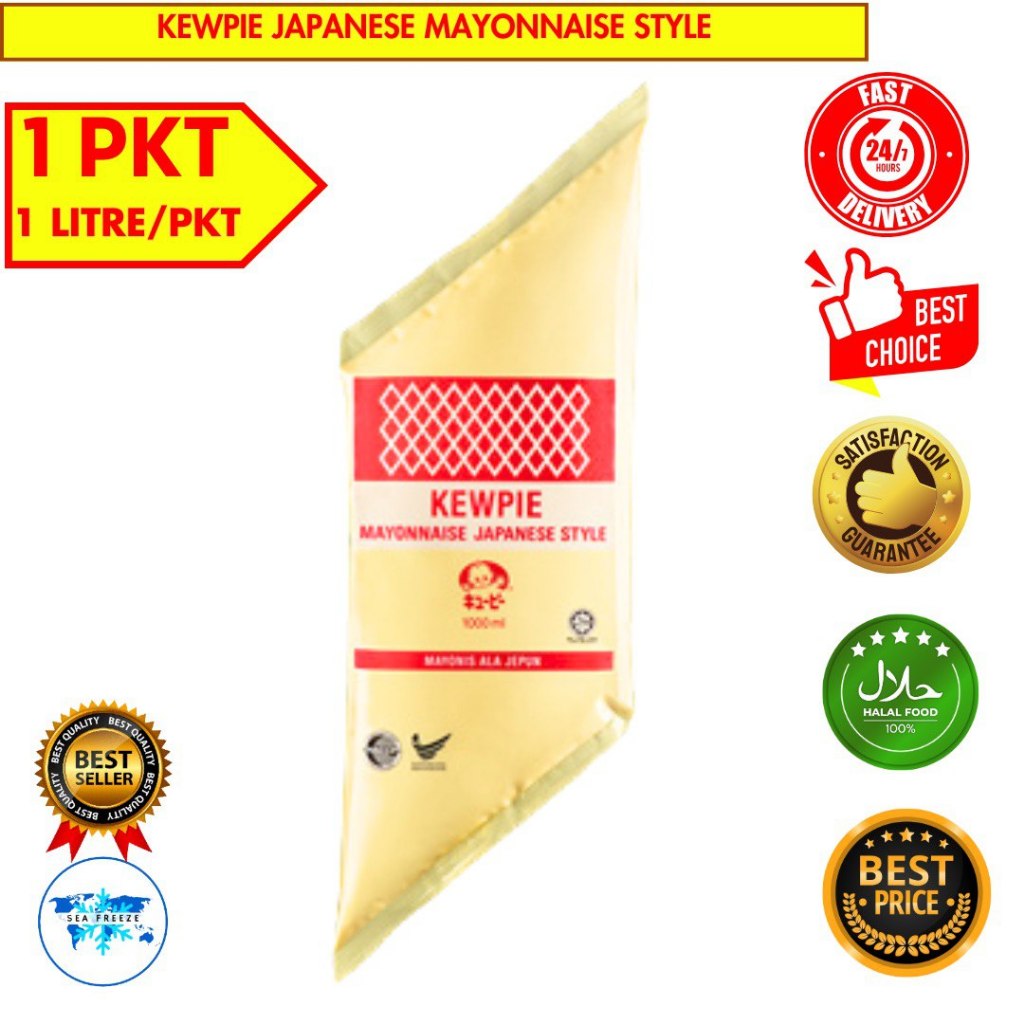Kewpie Japanese Mayonnaise Style 1 Litre/PKT | Shopee Malaysia