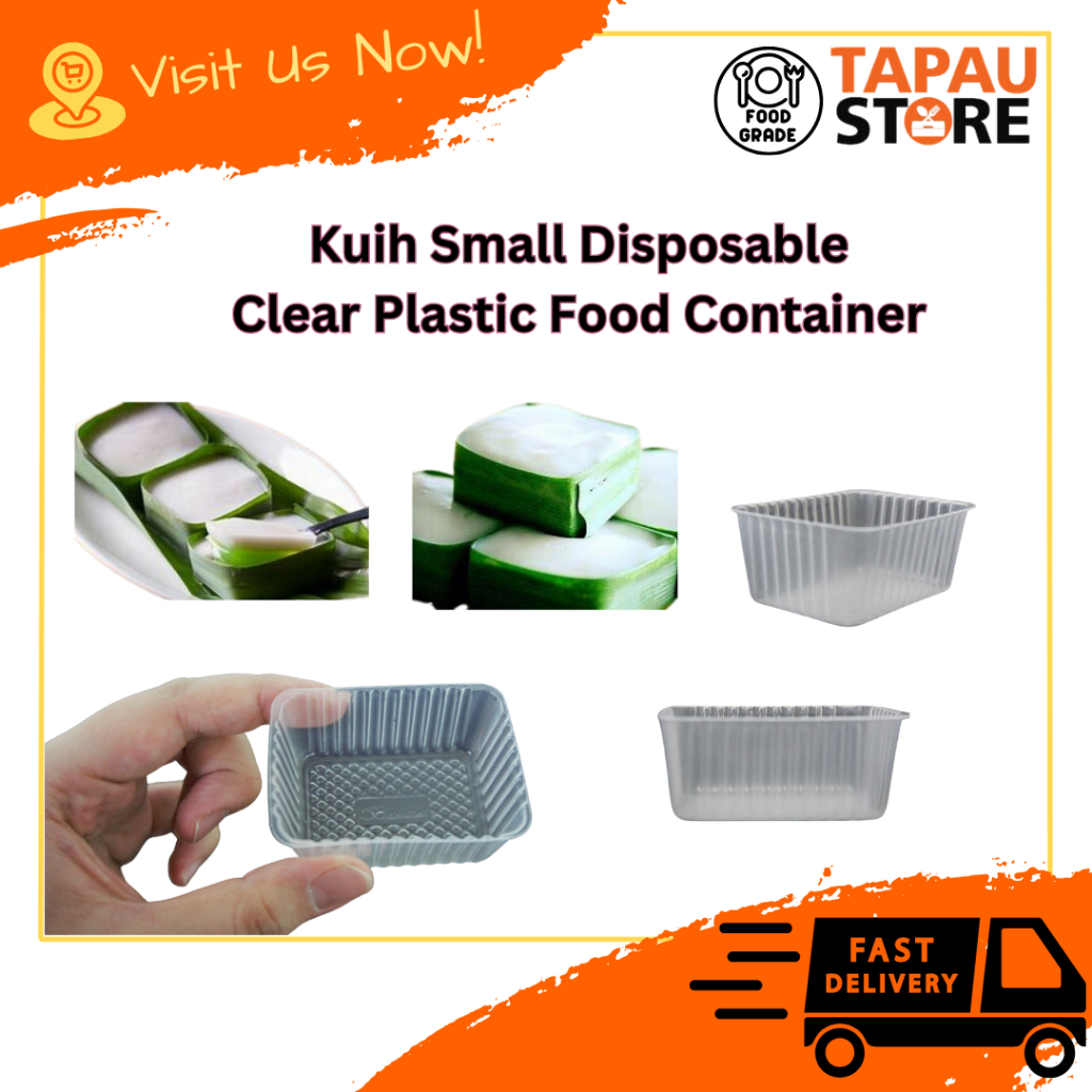 BX381 Small Kuih Tako / Kuih Tepung Pelita Disposable Clear Plastic ...