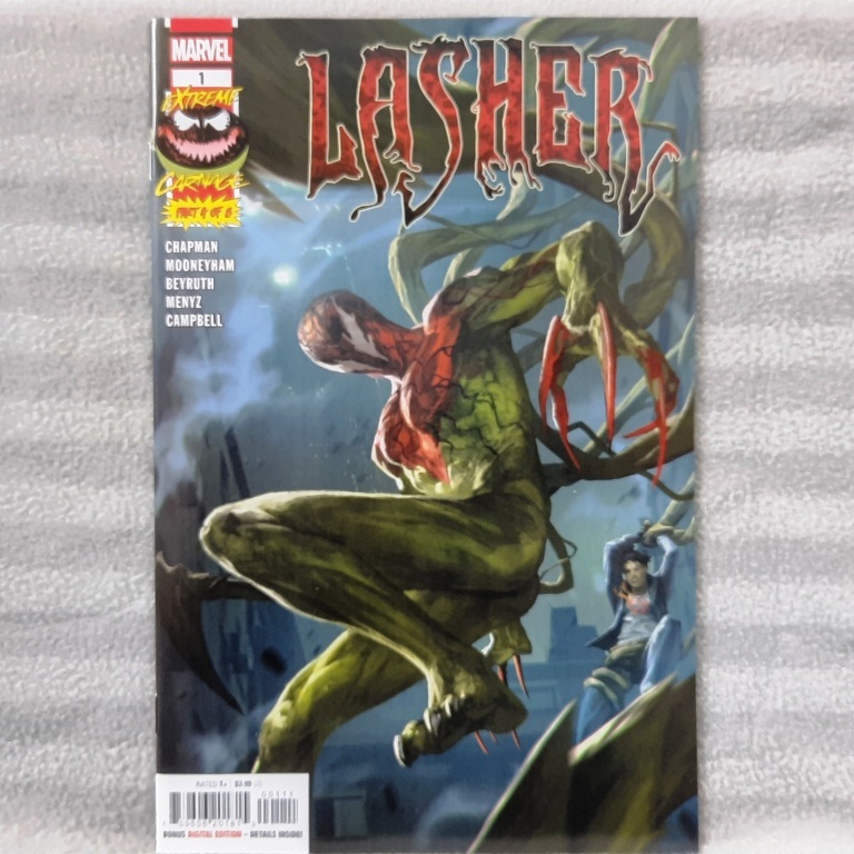 Extreme Carnage: Lasher #1 (One-Shot Marvel Comics) Clay McLeod Chapman (Key Issue: 1st App ...