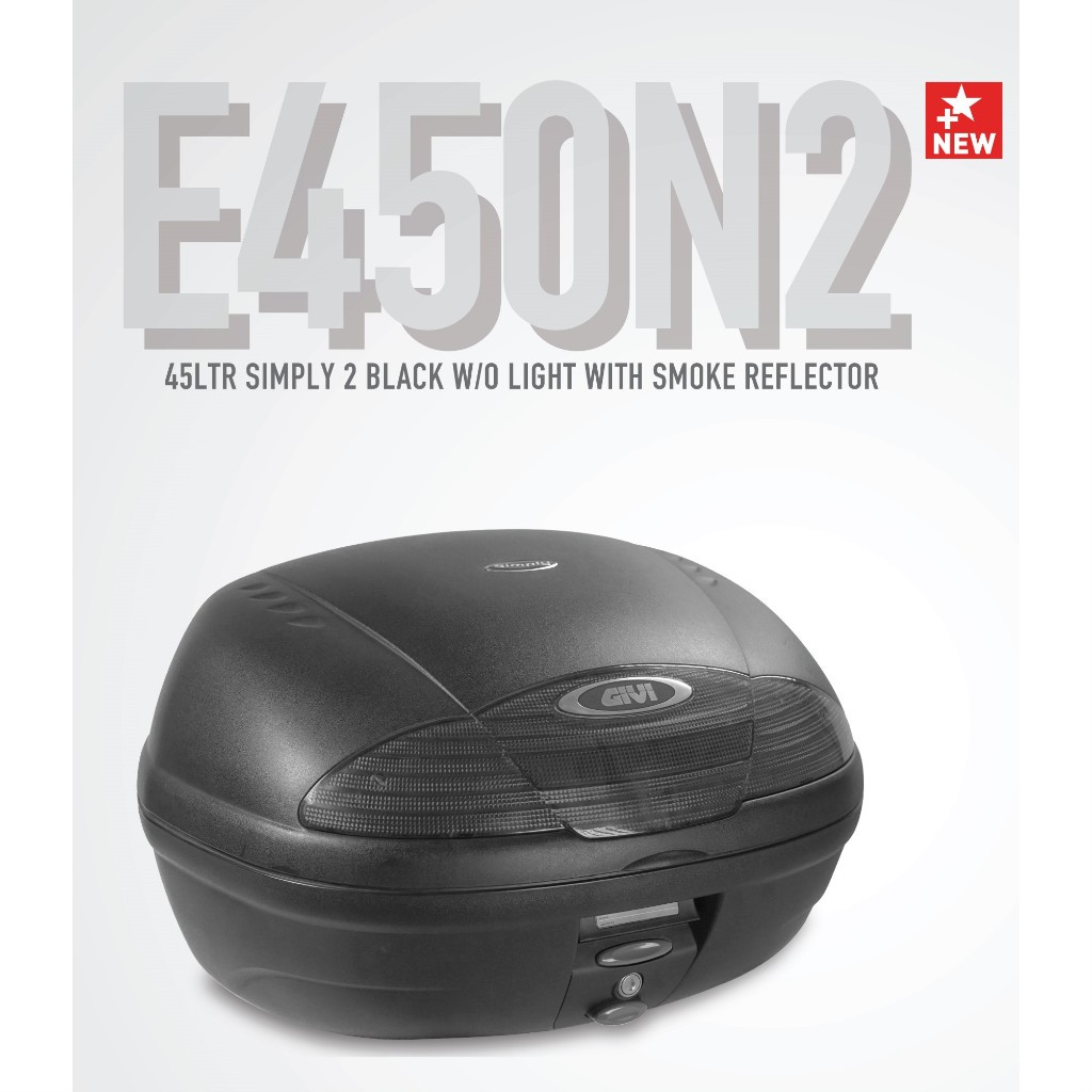 GIVI BOX E450N OLD MODEL FOR 45LITER 150CC AND ABOVE ABLE TO USE ...