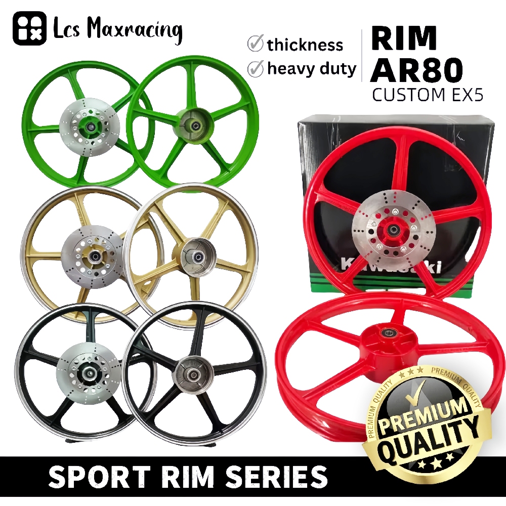 SPORT RIM AR80 CUSTOM HONDA EX5（READY STOCK） | Shopee Malaysia