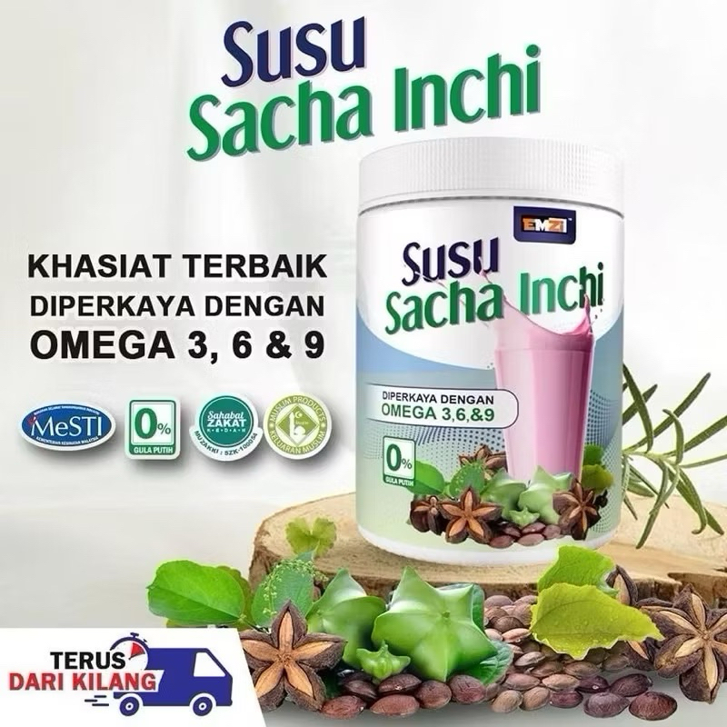 SACHA INCHI SUSU SACHA INCHI BY EMZI ORIGINAL HQ SACHA INCHI CAPSULE ...
