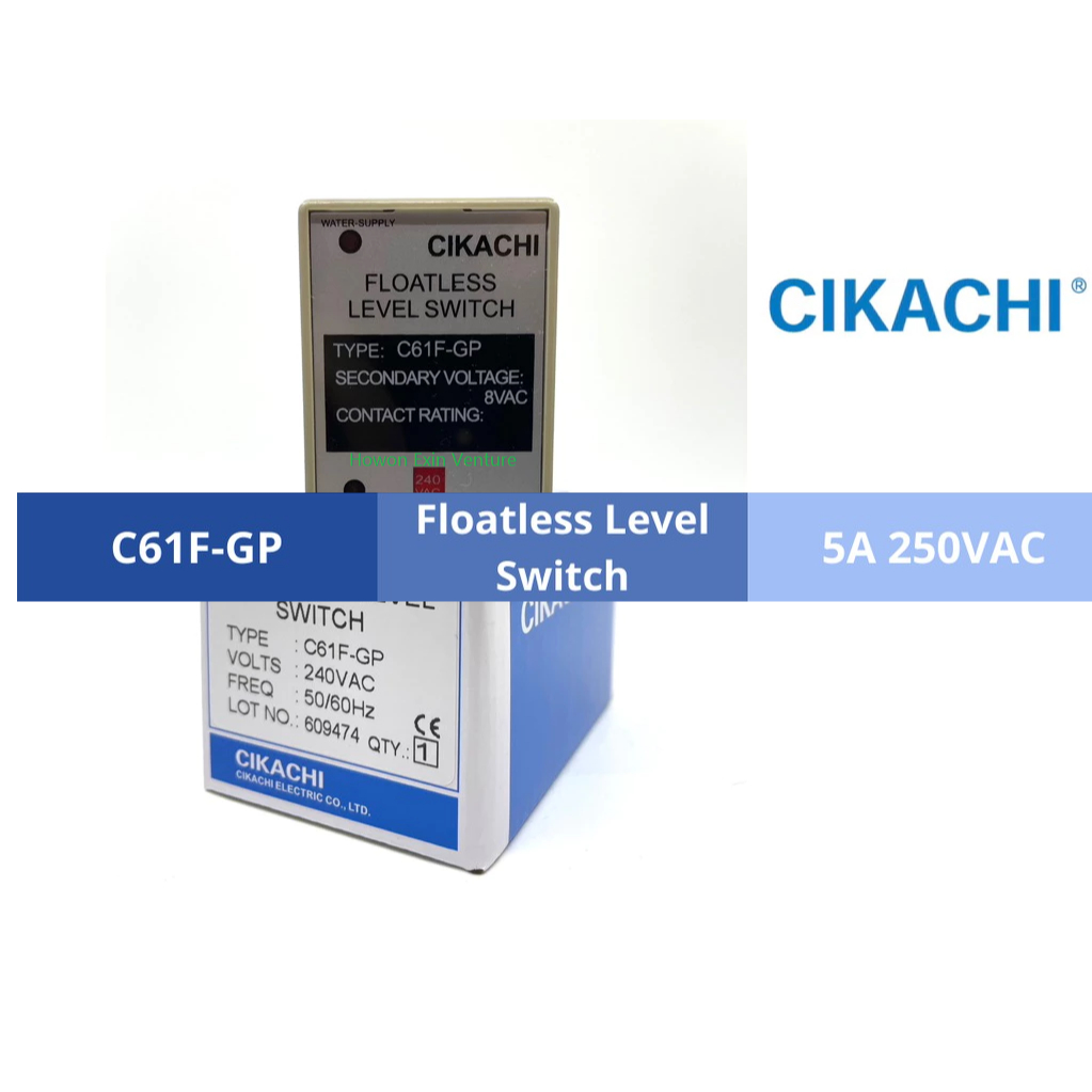 CIKACHI (CKC) C61F-GP 240VAC Floatless Level Switch (Floatless Relay Controller) | Shopee Malaysia
