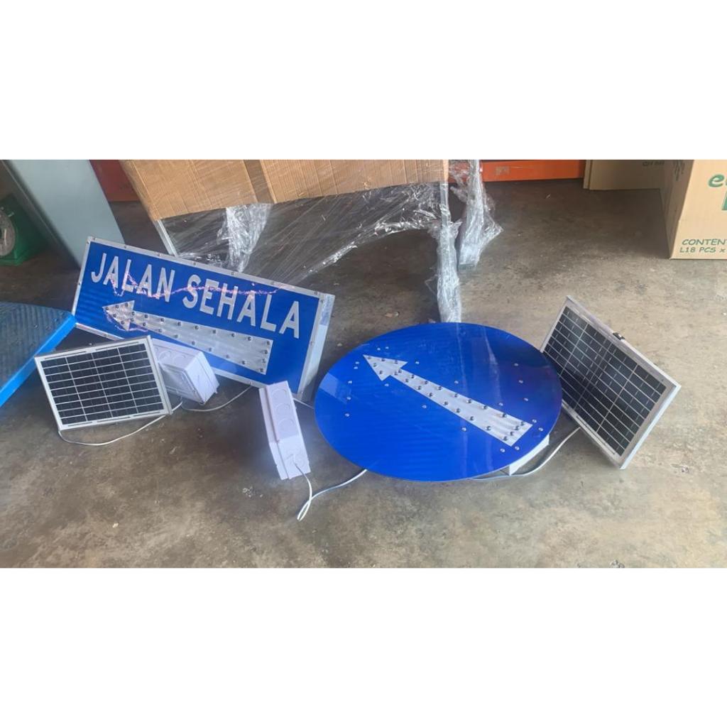 Solar JKR LED traffic sign 600 x 600 mm | Shopee Malaysia