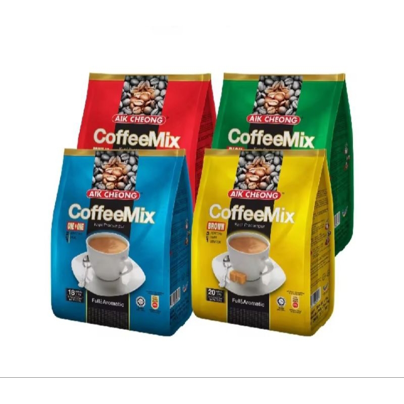 AIK CHEONG Coffee Mix (1 Packs) - Regular / Rich / Brown Sugar / One+One / Mix | Shopee Malaysia