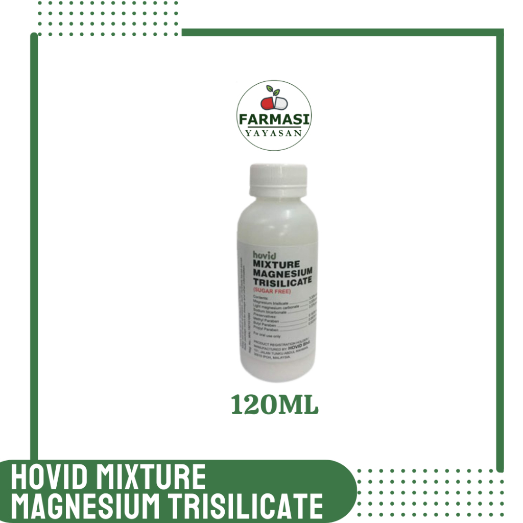 HOVID Magnesium Trisilicate Mixture (MMT) 120mL | Shopee Malaysia