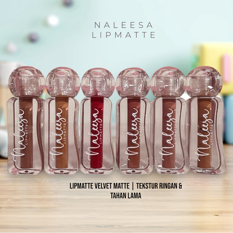 LIPMATTE VELVET MATTE NALEESA BEAUTY | Ringan dibibir dan Tahan lama 🔥💯 ...