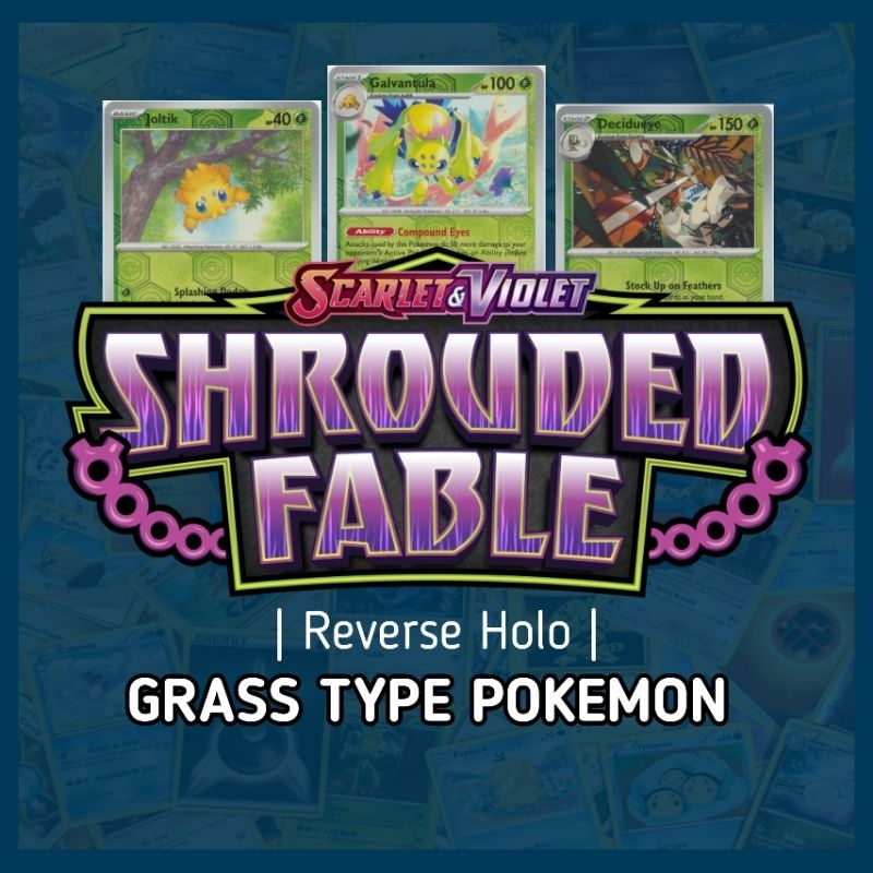 Shrouded Fable | GRASS Type Pokemon | Reverse Holo | Pokemon TCG Card ...