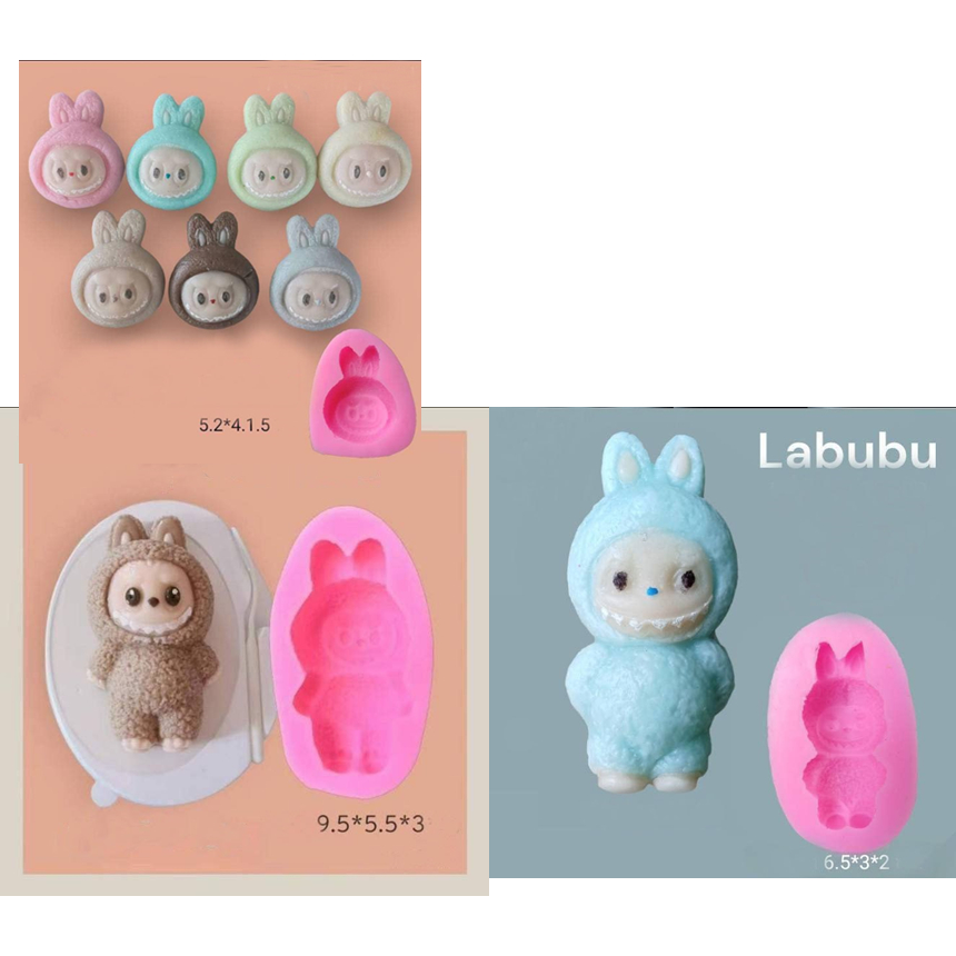 Labubu Silicone Mold 拉布布燕菜硅胶模 Labubu Jelly Moud labubu 燕菜模型 | Shopee ...
