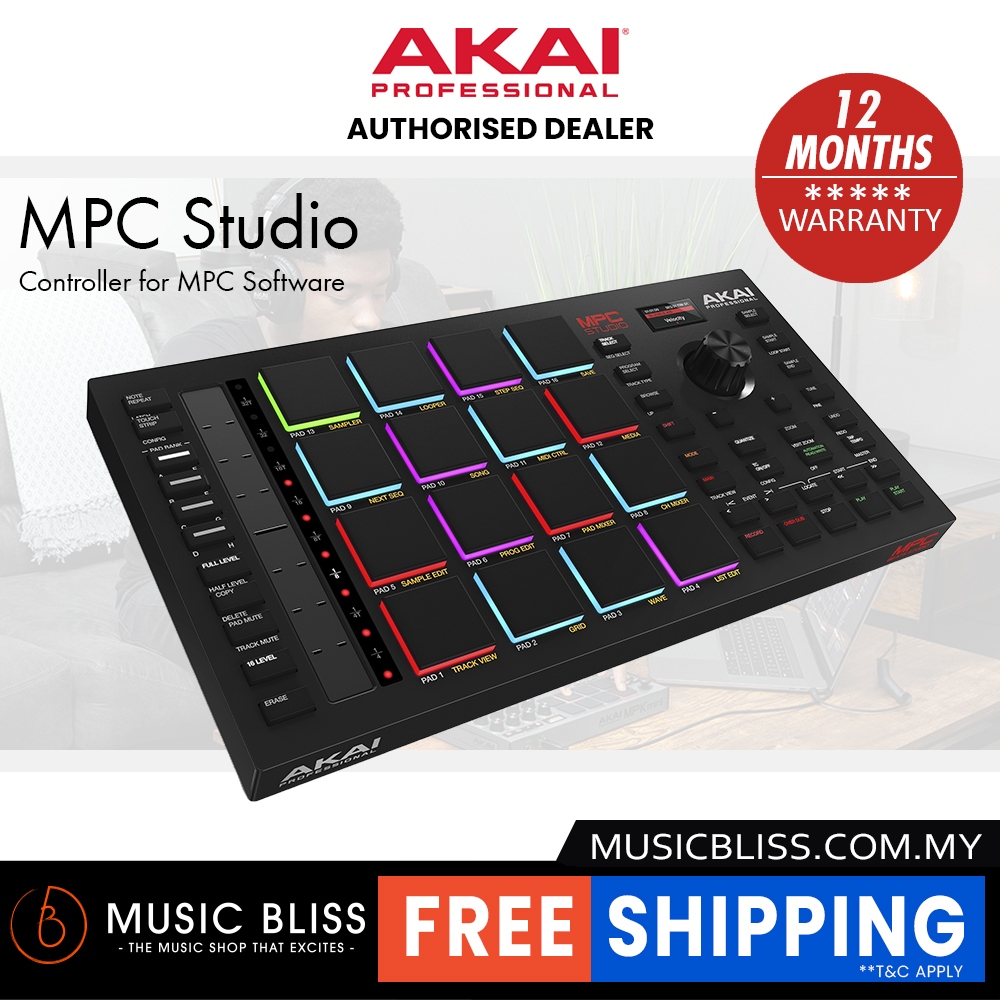 Akai Professional MPC Studio Music Production Controller and MPC ...