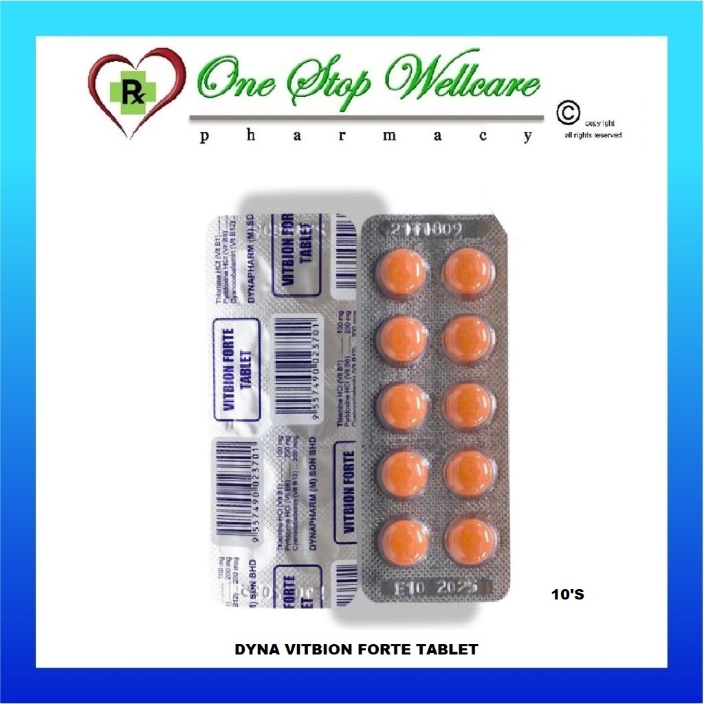 DYNA VITBION FORTE TABLET 10'S (EXP:11/2028) | Shopee Malaysia