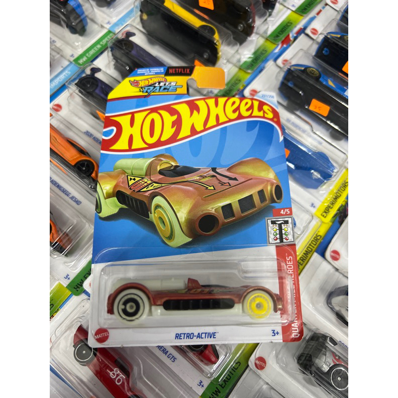 HOT WHEELS RETRO-ACTIVE QUARTER MILE HEROES | Shopee Malaysia