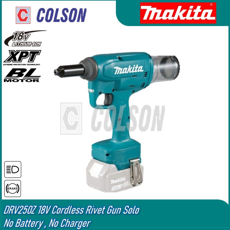 COLSON MAKITA DRV250Z 18V Cordless Rivet Gun Solo | Shopee Malaysia