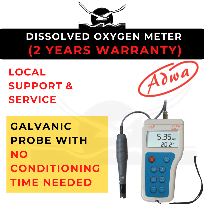 ADWA/HUNGARY Portable Dissolve Oxygen & Temperature Waterproof Meter ...