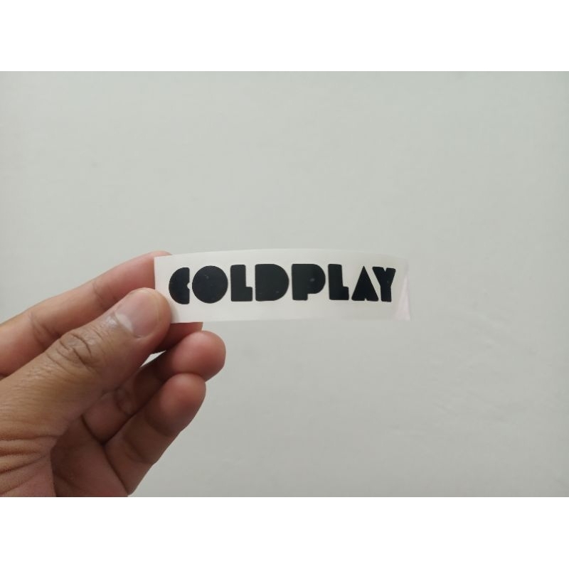 Sticker Coldplay Band ( Sticker Cutting / Outdoor ) | Shopee Malaysia