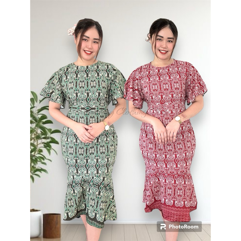 BORNEO DRESS MERMAID CORAK SARAWAK(58-75kg) | Shopee Malaysia
