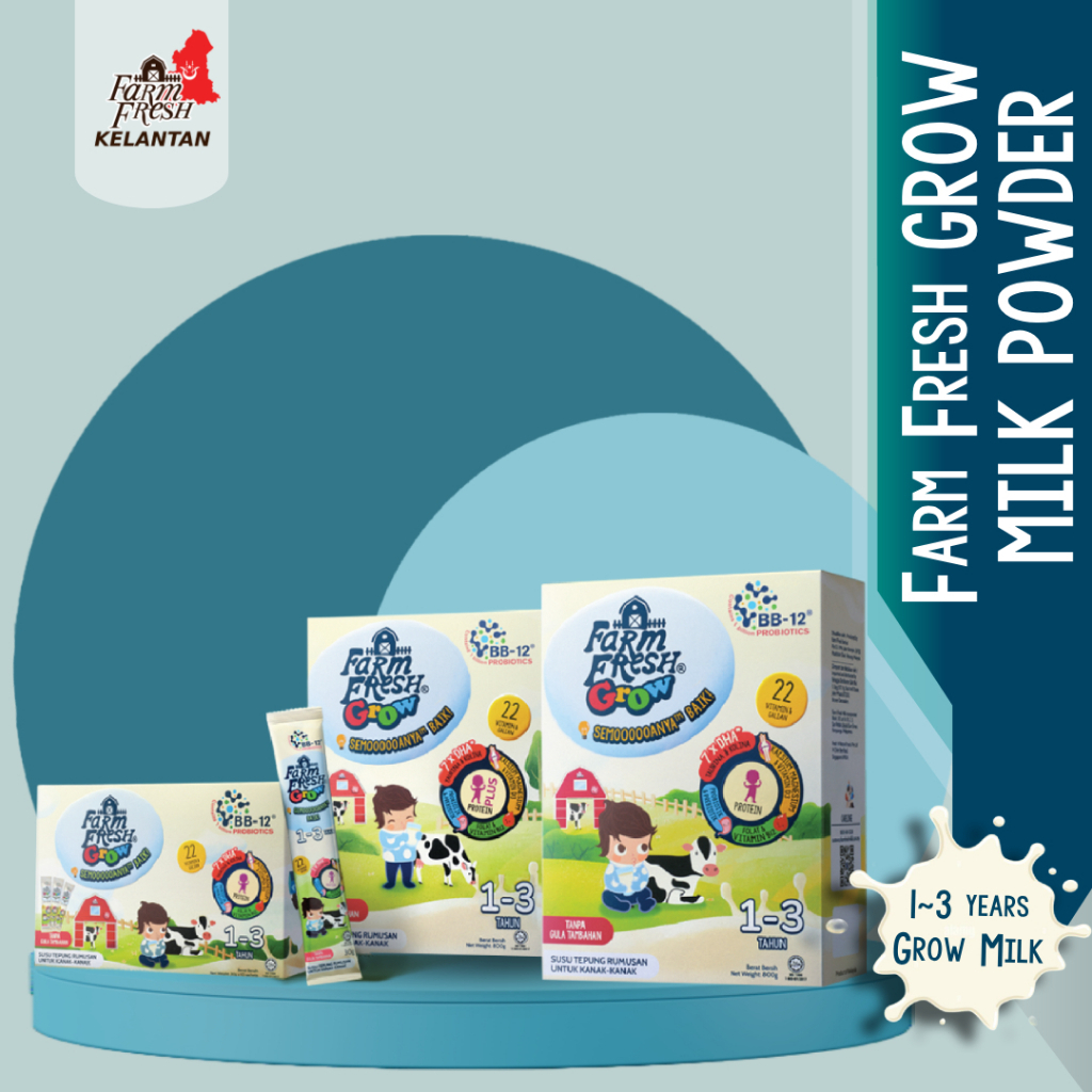 FARM FRESH GROW POWDER 800G 1-3 YEAR OLD | Shopee Malaysia