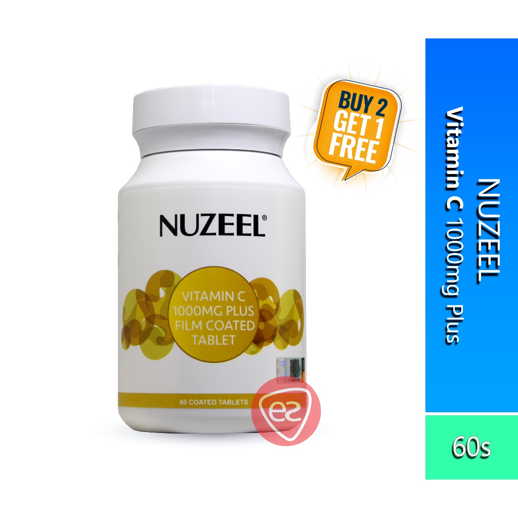Nuzeel Vitamin C 1000mg Plus Film Coated Tablet 60s | Shopee Malaysia