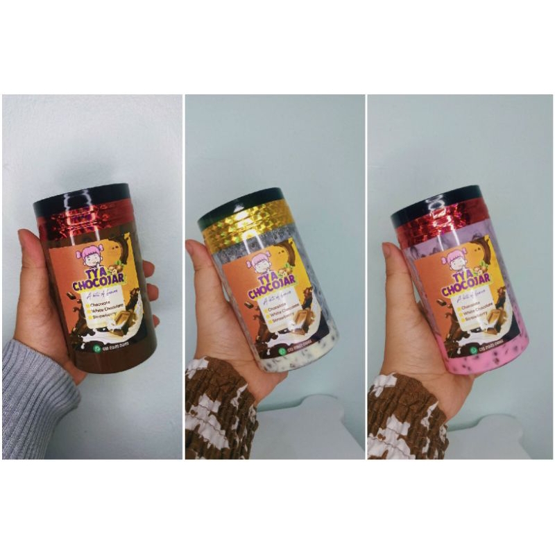 {TOPPING OREO} CHOCOJAR 300 ML (CHOCOLATE, WHITE CHOCOLATE, STRAWBERRY ...