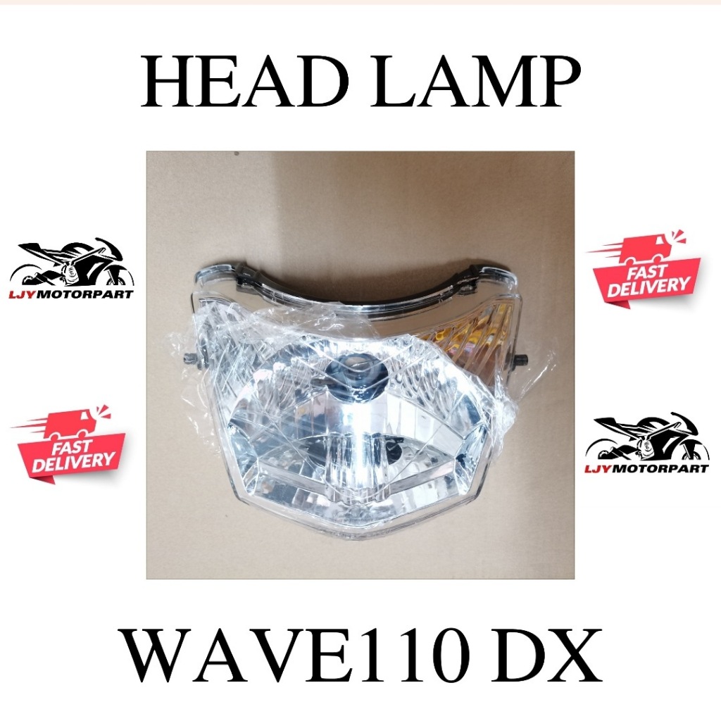 HONDA WAVE 110DX HEAD LAMP HEAD LIGHT LAMPU DEPAN | Shopee Malaysia