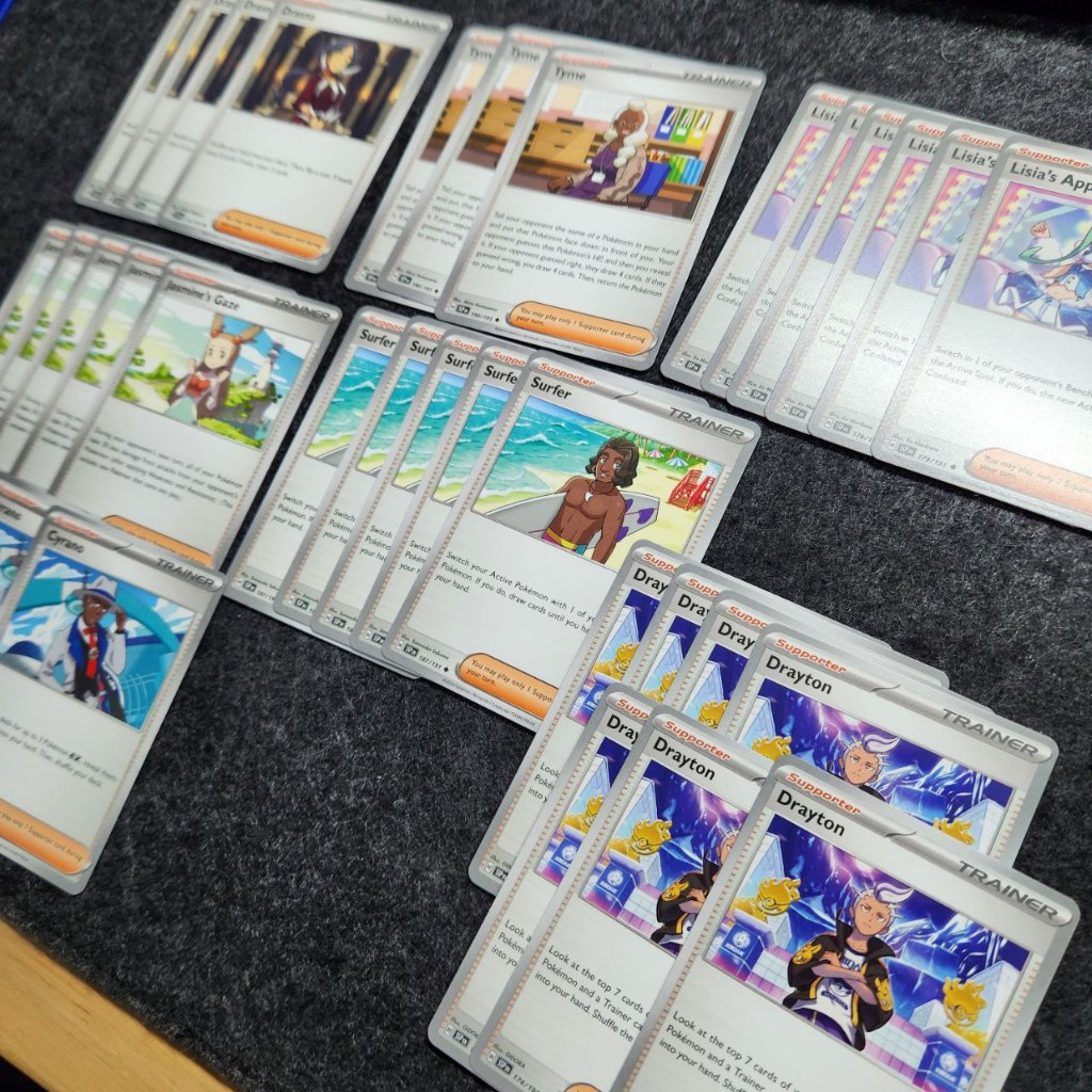 Pokemon TCG Surging Sparks Normal Art Trainers Drayton Counter Gain ...