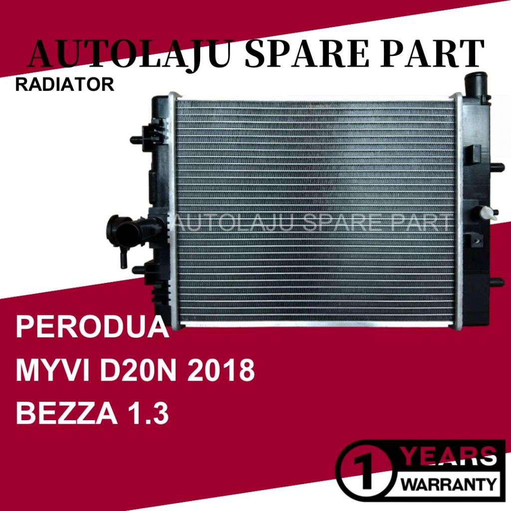 [DOUBLE LAYER] PERODUA MYVI D20N MG3 / BEZZA 1.3 RADIATOR HIGH QUALITY ...