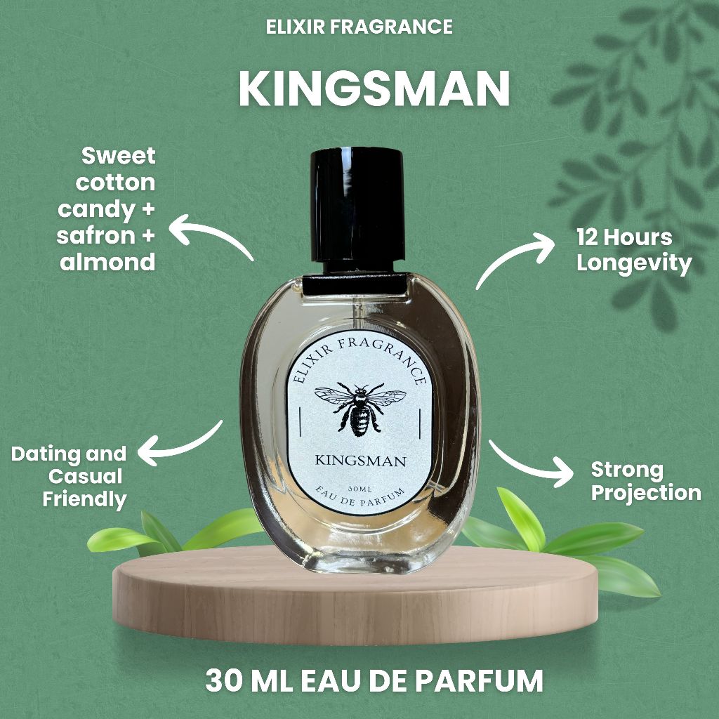 Elixir KINGSMAN (BAKARAT) for men perfume EDP | Shopee Malaysia