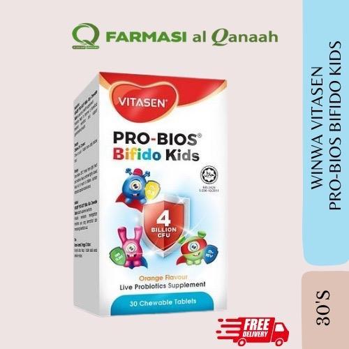 WINWA VITASEN PRO-BIOS BIFIDO KIDS 30’S | Probiotics | Shopee Malaysia