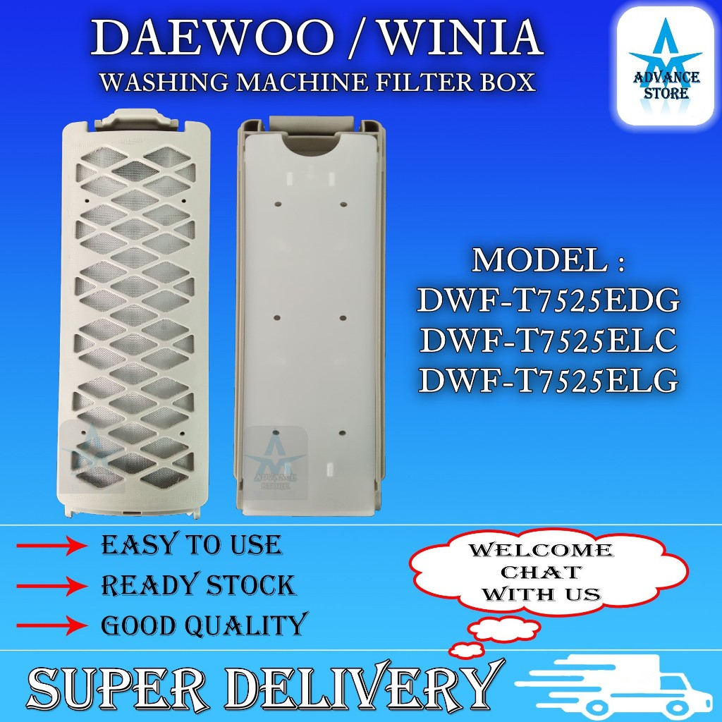 DAEWOO / WINIA DWF-T7525EDG DWF-T7525ELC DWF-T7525ELG Washing Machine ...