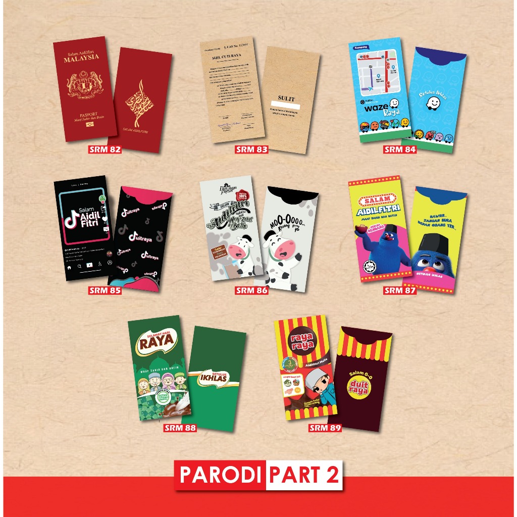 SAMPUL RAYA 2025 1 PAKET 10 KEPING BORONG SAMPUL RAYA VIRAL SAMPUL DUIT ...