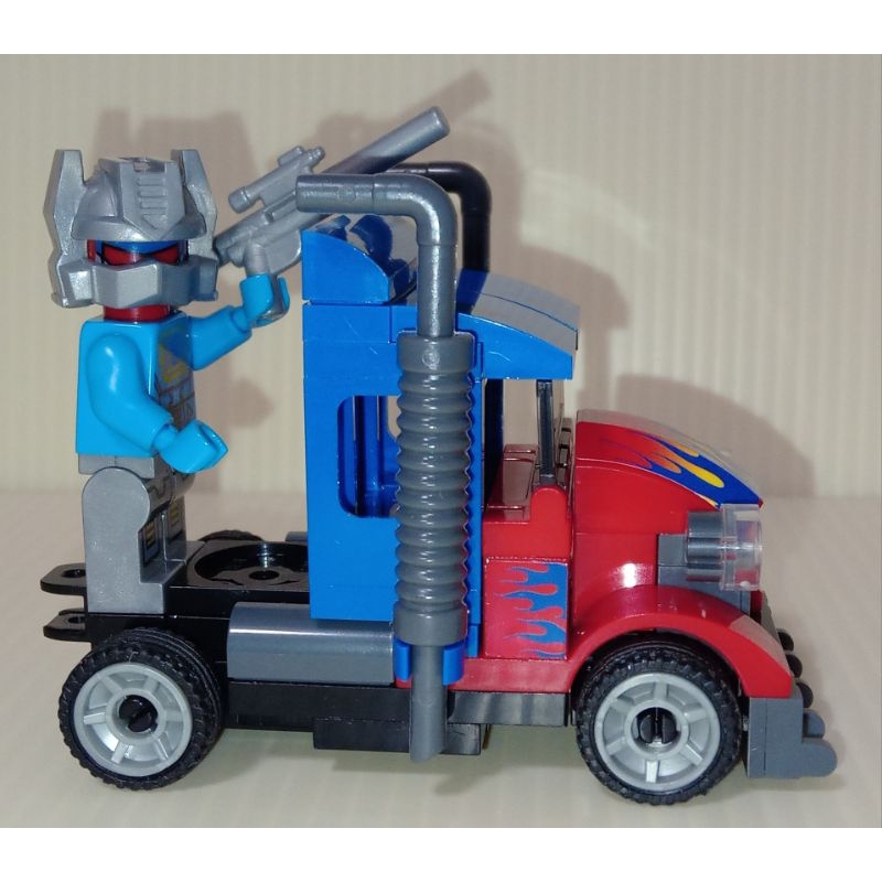 LEGO KRE-O Transformers Optimus Prime minister Figure & Truck + G1 ...