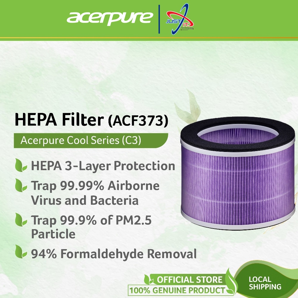 Acerpure Cool C3 Filter Replacement 3 in 1 Anti Virus HEPA Filter ...