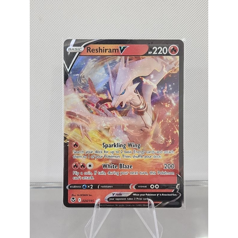 2022 Reshiram V Card (Rare Holo) | Shopee Malaysia