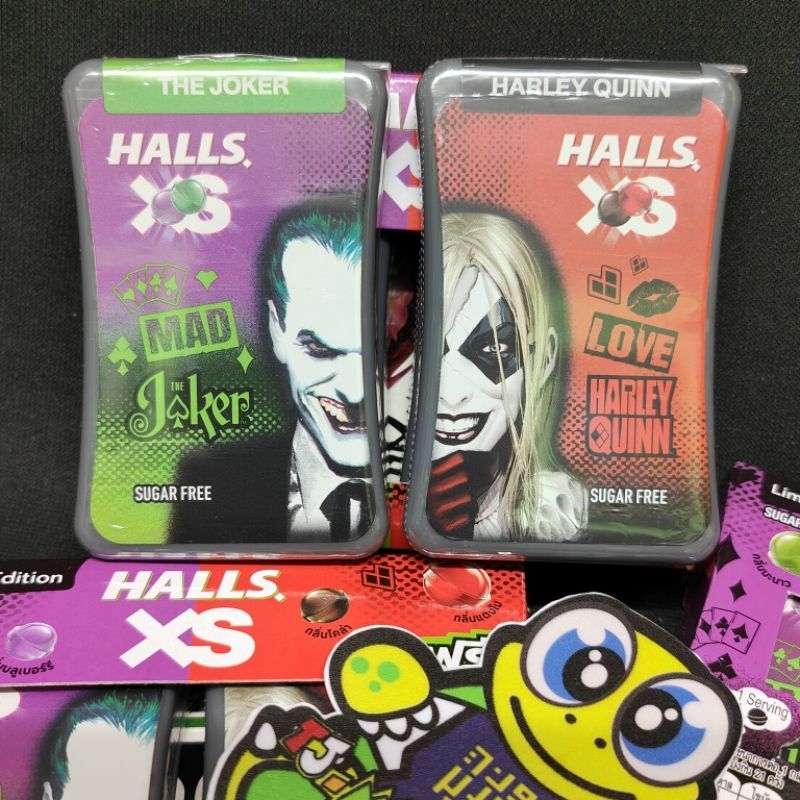 Halls XS Limited Edition The Joker Harley Quinn Candies | Shopee Malaysia